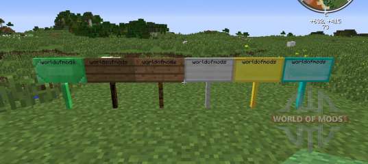 MoarSigns para Minecraft