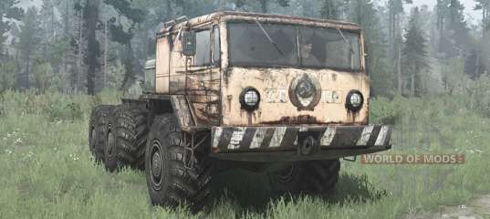MAZ 535 6x6 para MudRunner