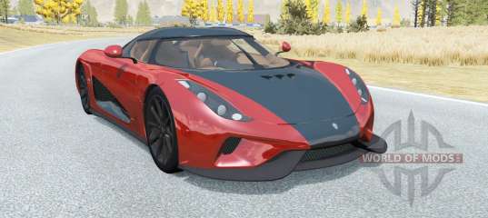 Koenigsegg Regera 2017 para BeamNG Drive