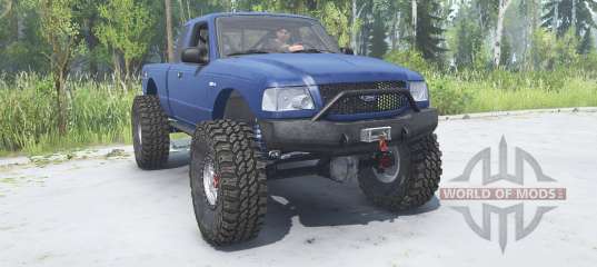 Ford Ranger XLT FX4 Extended Cab 2003 lifted para MudRunner