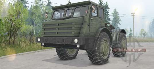 MoAZ-74111 4x4 para Spin Tires