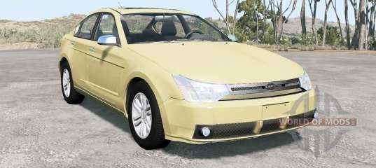 Ford Focus sedan (NA2) 2008 v1.1 para BeamNG Drive