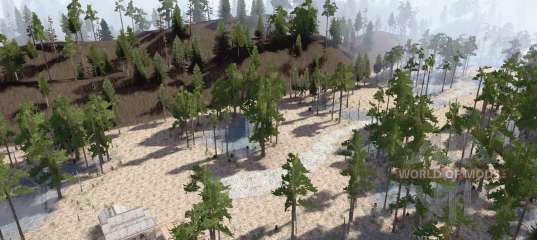 Backwood Gravel Roads para MudRunner