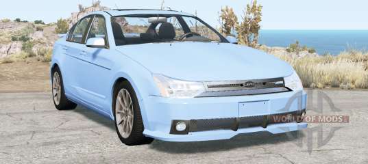 Ford Focus sedan (NA2) 2008 v2.1 para BeamNG Drive