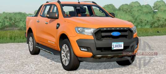 Ford Ranger Cabine Dupla Wildtrak 2015 para Farming Simulator 2017