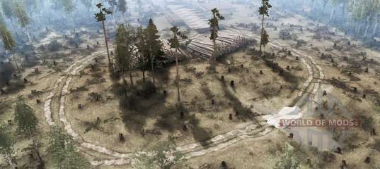 Mapa Florestal para MudRunner