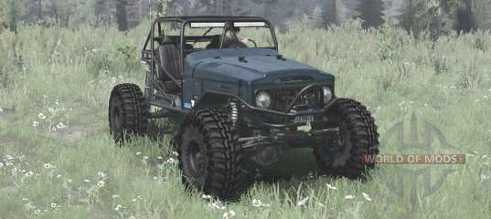 Toyota Land Cruiser Rock Crawler para MudRunner