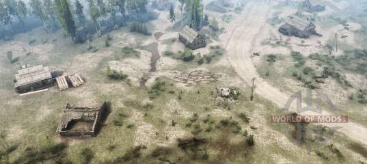 Mapa Sibéria para MudRunner