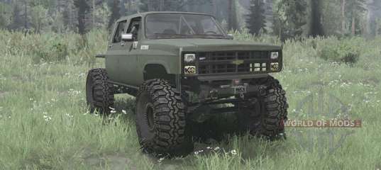 Chevrolet K30 Rock Crawler para MudRunner