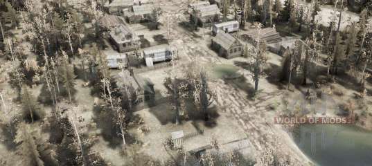 Mapa Kiselevo para MudRunner