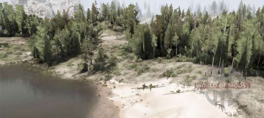 Mapa Floresta para MudRunner