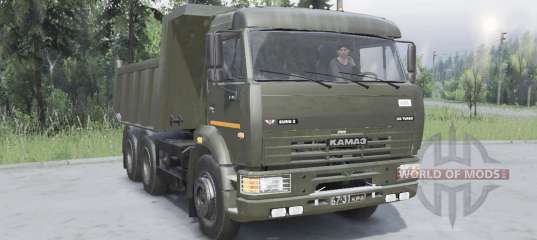 KamAZ-6520 2002 para Spin Tires
