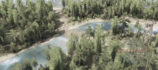 Mapa Floresta para MudRunner