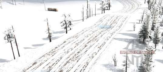Corrida de Pista de Neve para MudRunner