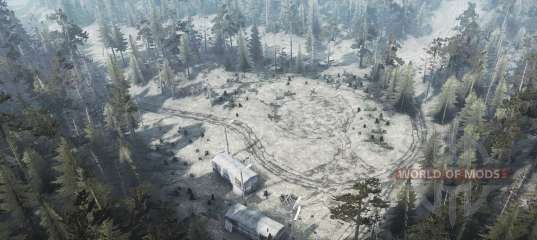 Mapa em equipe para MudRunner