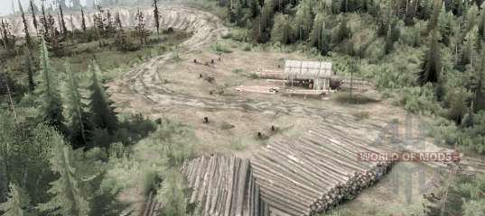 Cachoeira em Rocks para MudRunner