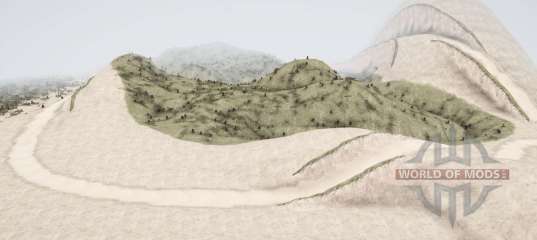 Mapa Barchans para MudRunner