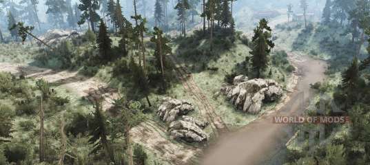 Cascata. Variante 2 para MudRunner