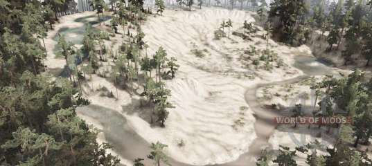 Mapa Costa para MudRunner