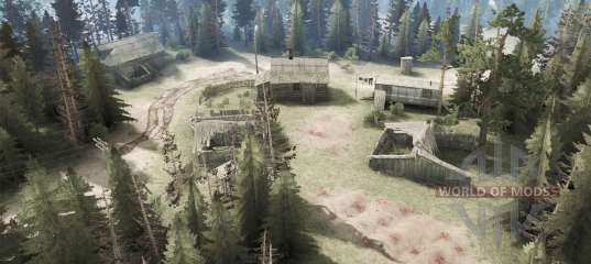 Mapa em equipe para MudRunner