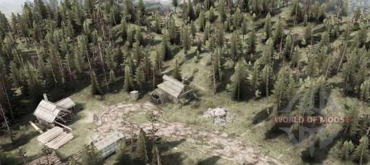 Mapa Floresta para MudRunner