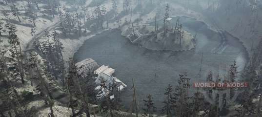 Mapa Boondocks para MudRunner