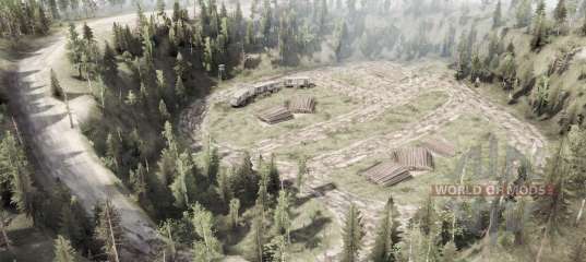 Mapa Cascata para MudRunner