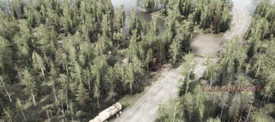 Mapa Floresta para MudRunner