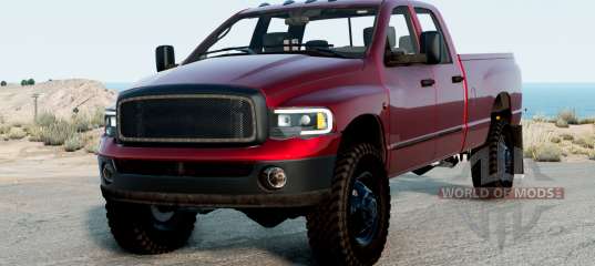 Dodge Ram 3500 4x4 Quad Cab Pickup para BeamNG Drive