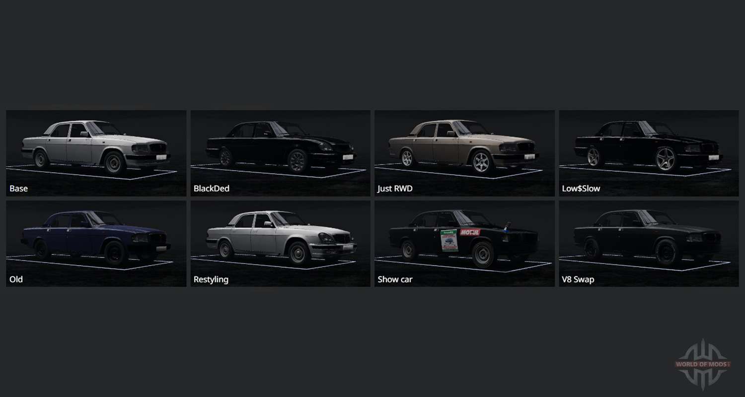 GAZ Volga (3110) 2003 para BeamNG Drive